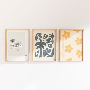 Retro Aloha Poster, Hawaii Inspired Wall Art, Vintage Living Room ...