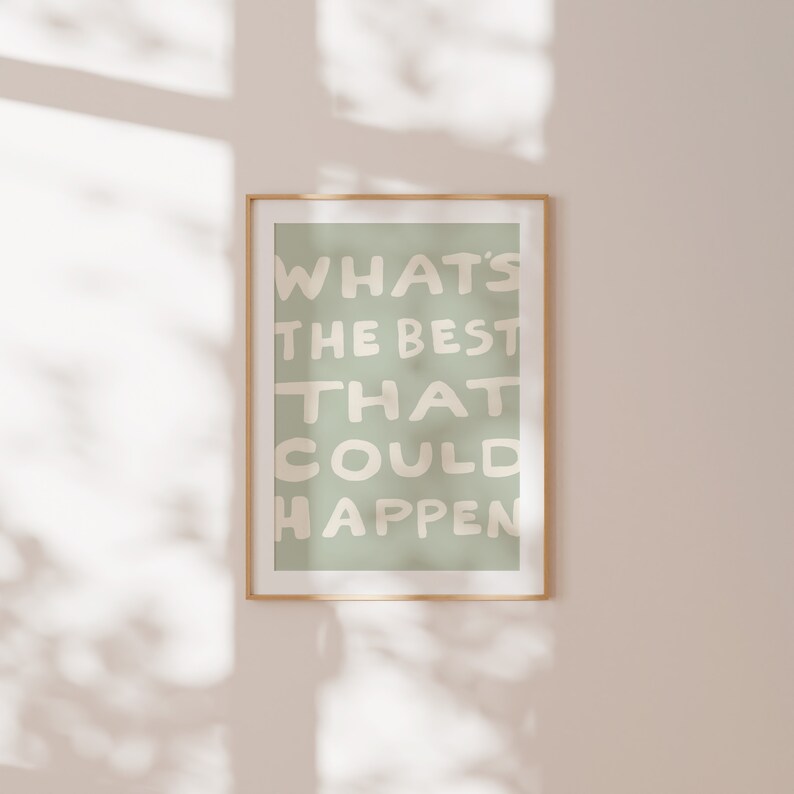 Custom Quote Typography Poster Personalized Uplifting Quote - Etsy