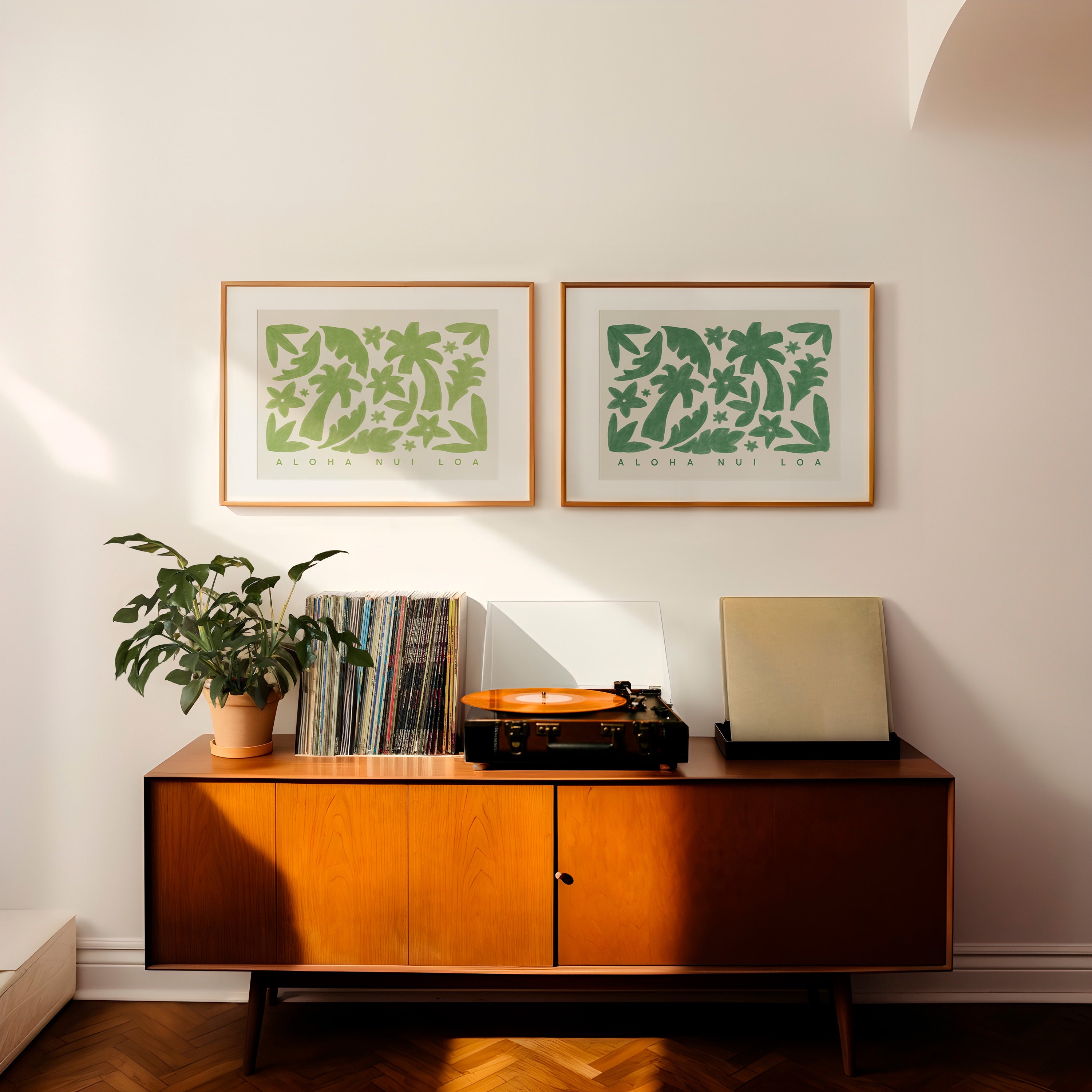 RETRO Aloha Nui Loa Horizontal Poster Vintage Hawaiian Wall - Etsy