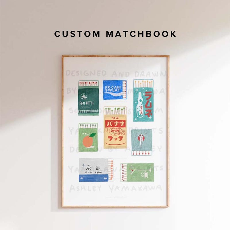 Matchbox Collage Template - Etsy