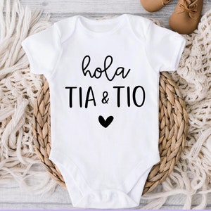 Hola Tia Y Tio SVG, Hola Tia Tio PNG, Pregnancy Announcement for Aunt ...
