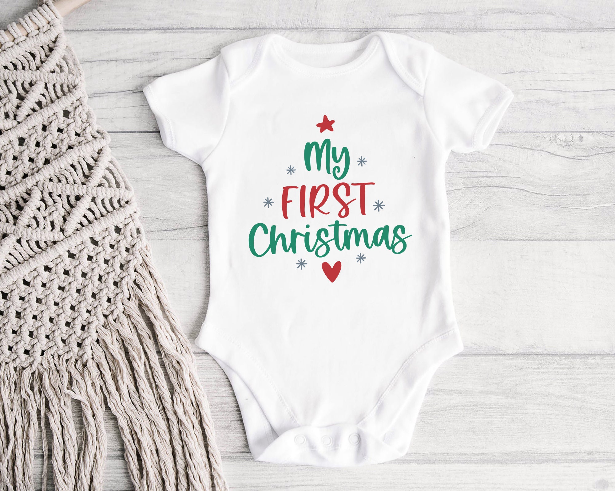 My First Christmas SVG Baby's First Christmas SVG My 1st - Etsy