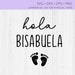 Hola Bisabuela SVG, Bisabuela Pregnancy Announcement, Hola Bisabuela ...