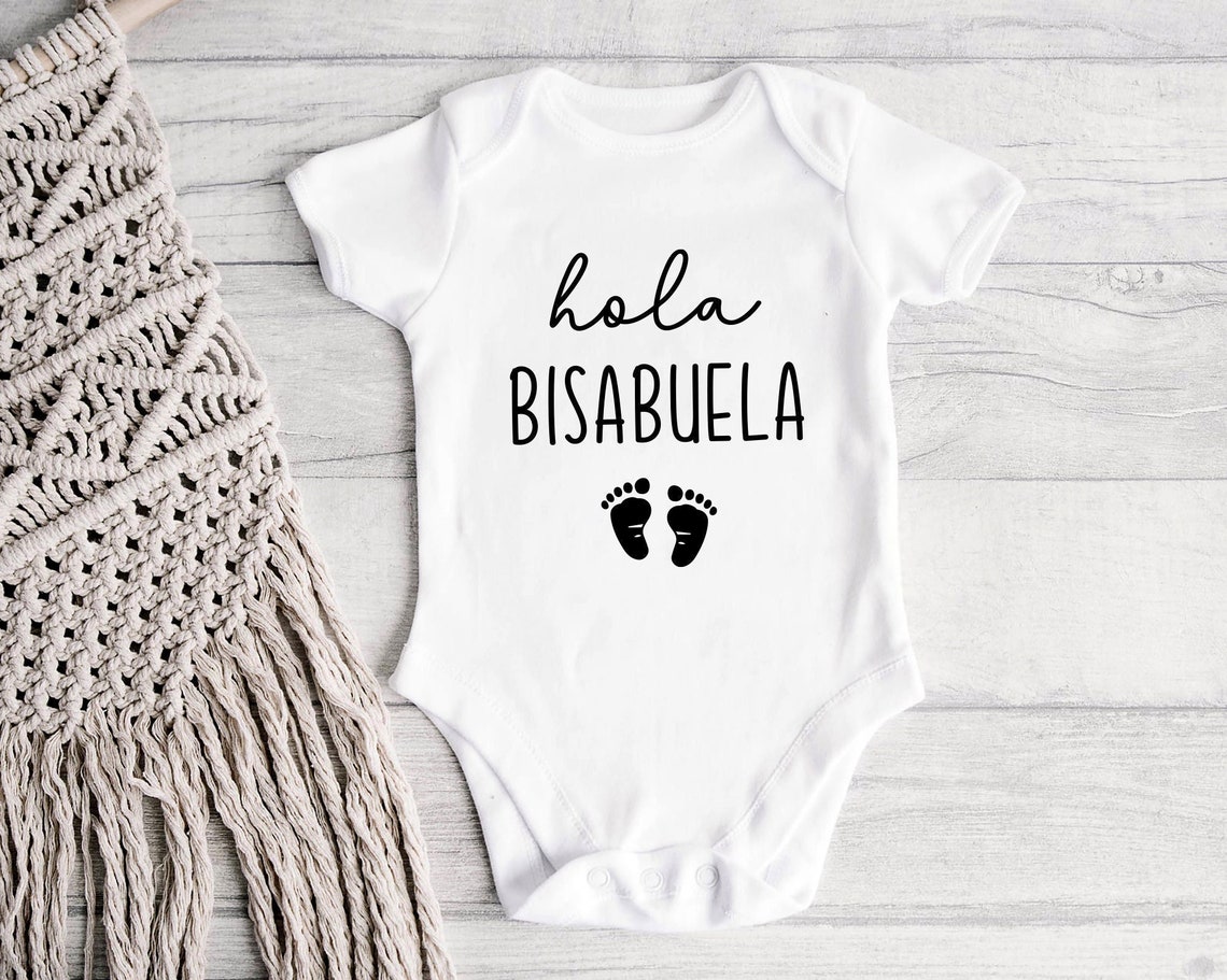 Hola Bisabuela SVG, Bisabuela Pregnancy Announcement, Hola Bisabuela ...