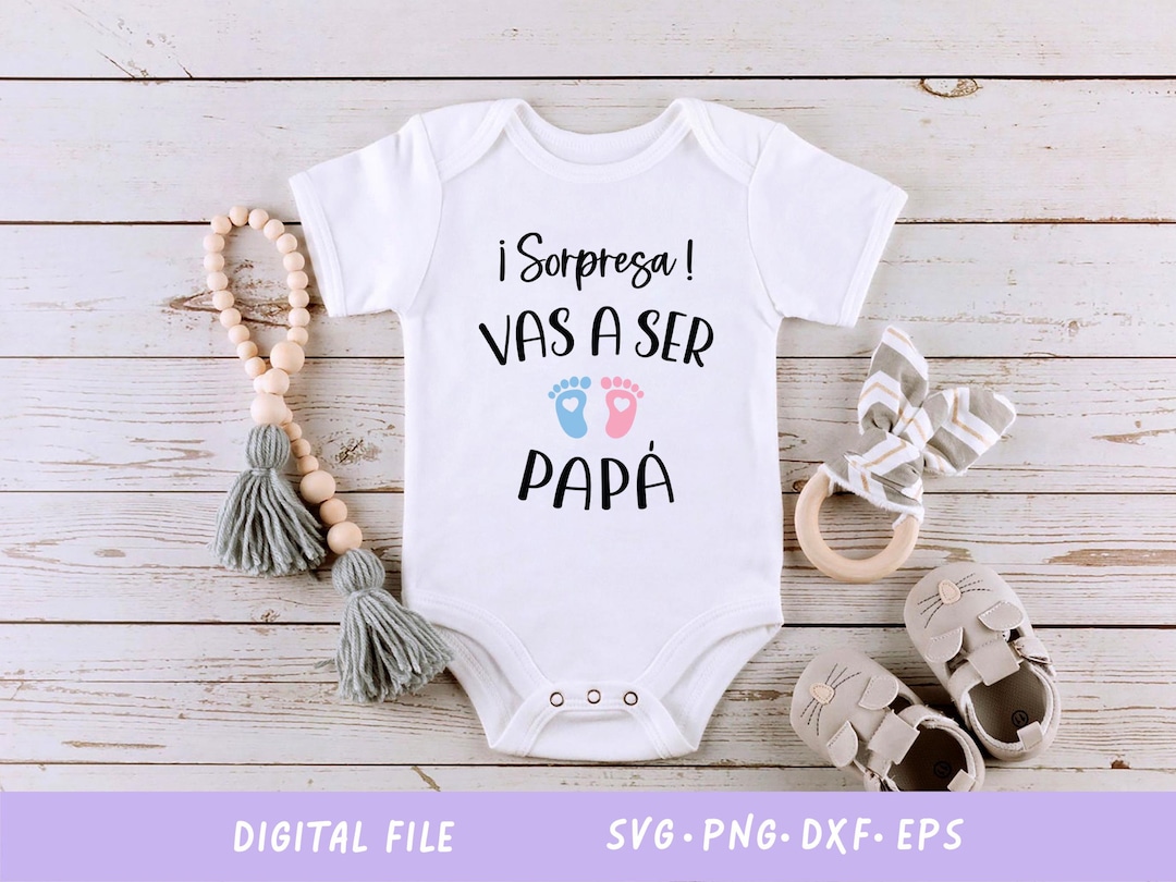 Vas A Ser Papá SVG, Sorpresa Seras Papá, Anuncio De Embarazo Para Papa ...