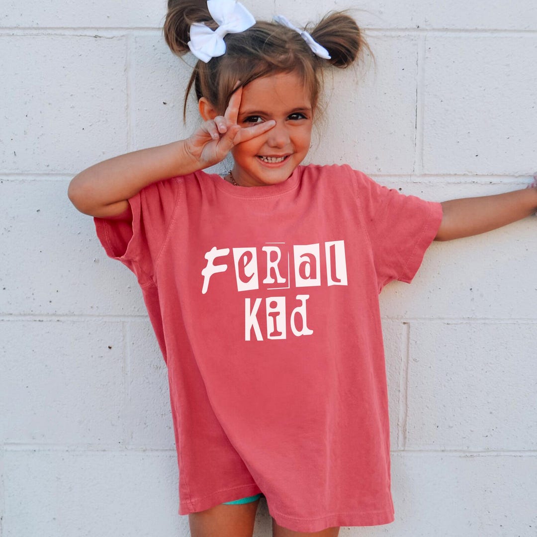Feral Kid SVG PNG, Feral Child Svg, Retro Design Png, Funny Feral Shirt ...