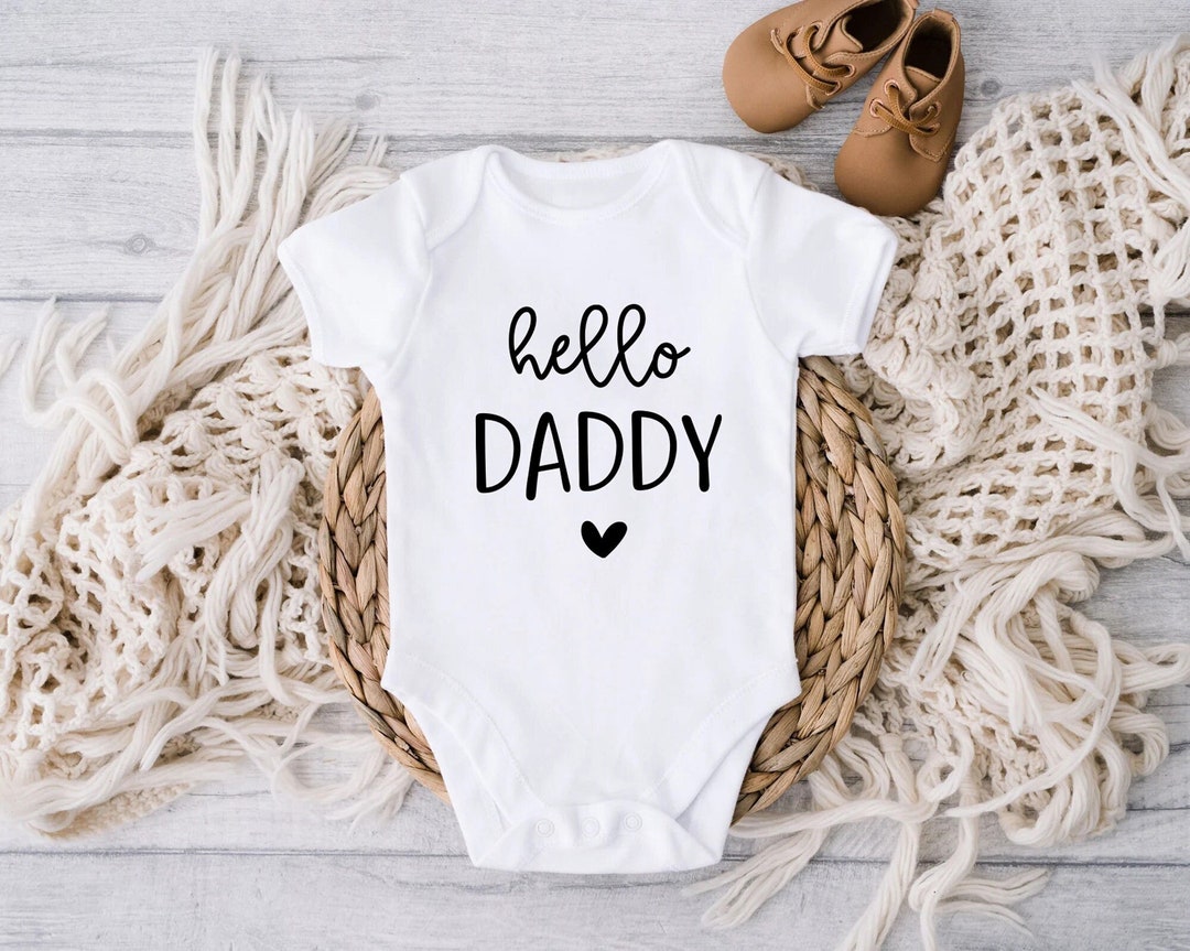 Hello Daddy SVG, Pregnancy Announcement to Husband SVG, Baby ...