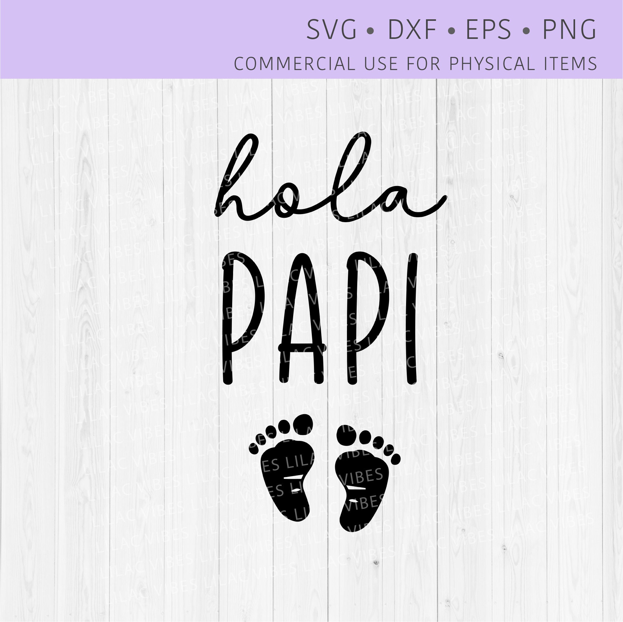 Hola Papi SVG Vas A Ser Papa Anuncio de embarazo SVG para - Etsy México