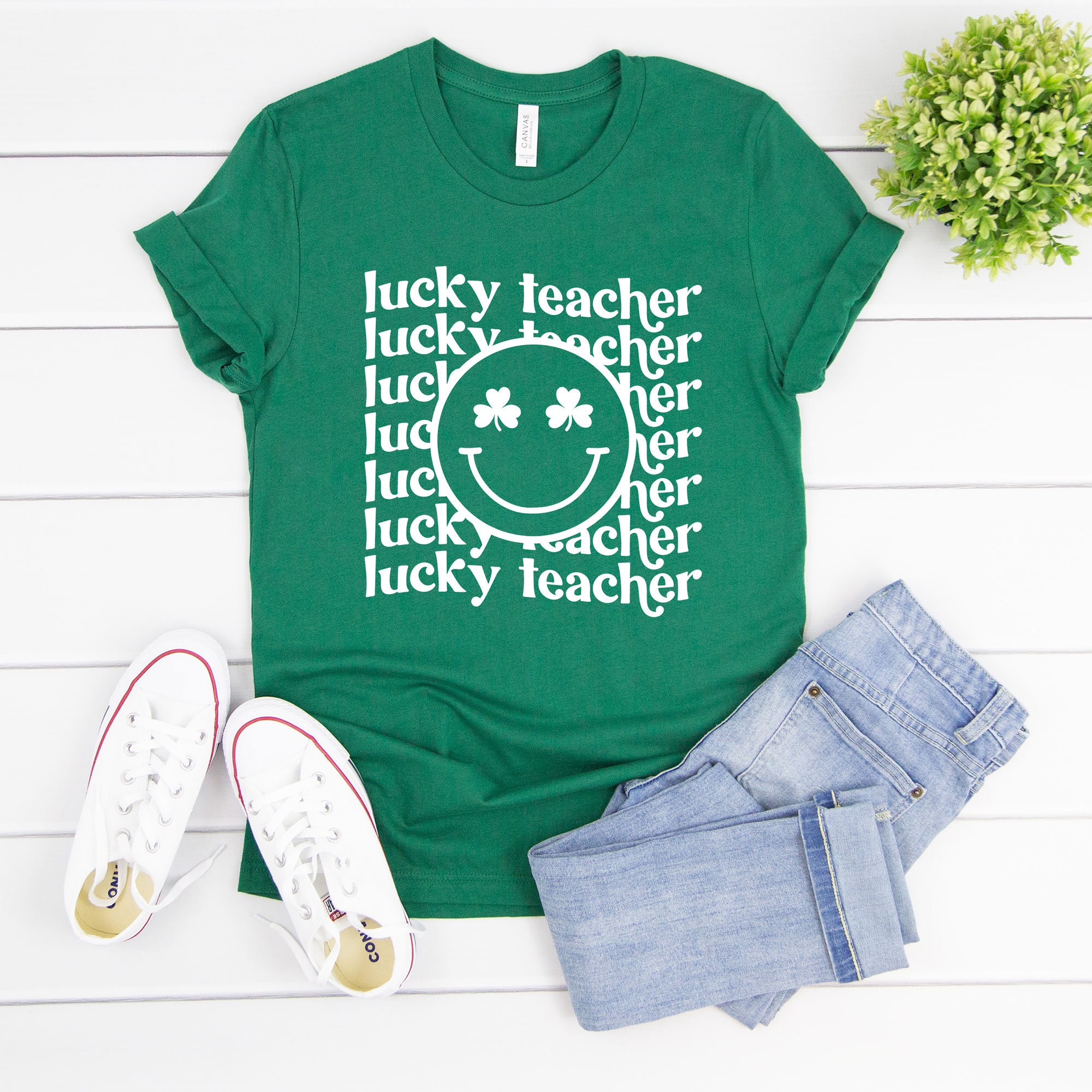 St Patricks Day Teacher Svg One Lucky Teacher SVG St - Etsy