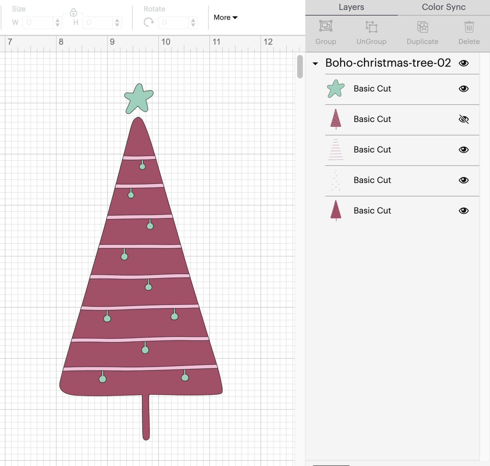 Boho Christmas Trees SVG Bundle Merry Christmas Trees PNG - Etsy