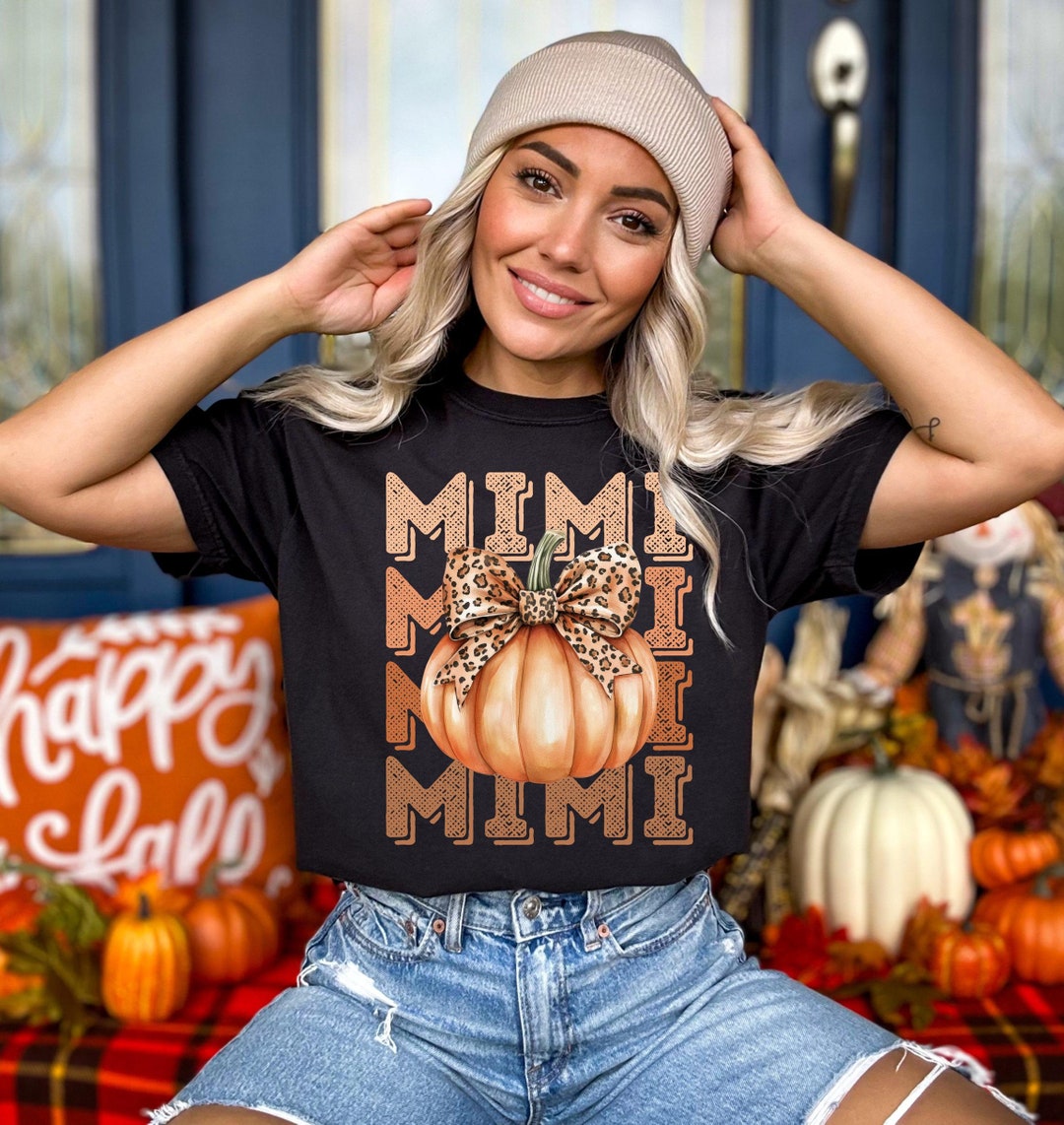 Mimi Fall PNG, Fall Mimi Shirt PNG, Coquette Grandma Autumn PNG ...