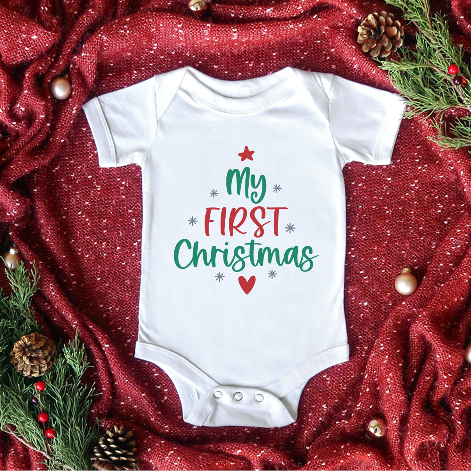My First Christmas SVG Baby's First Christmas SVG My 1st - Etsy