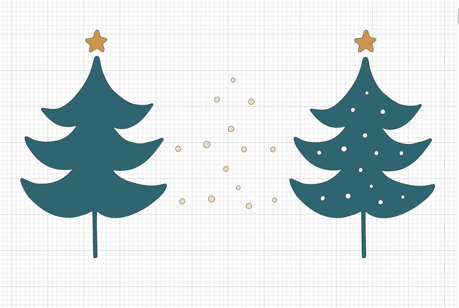 Boho Christmas Trees SVG Bundle Merry Christmas Trees PNG - Etsy