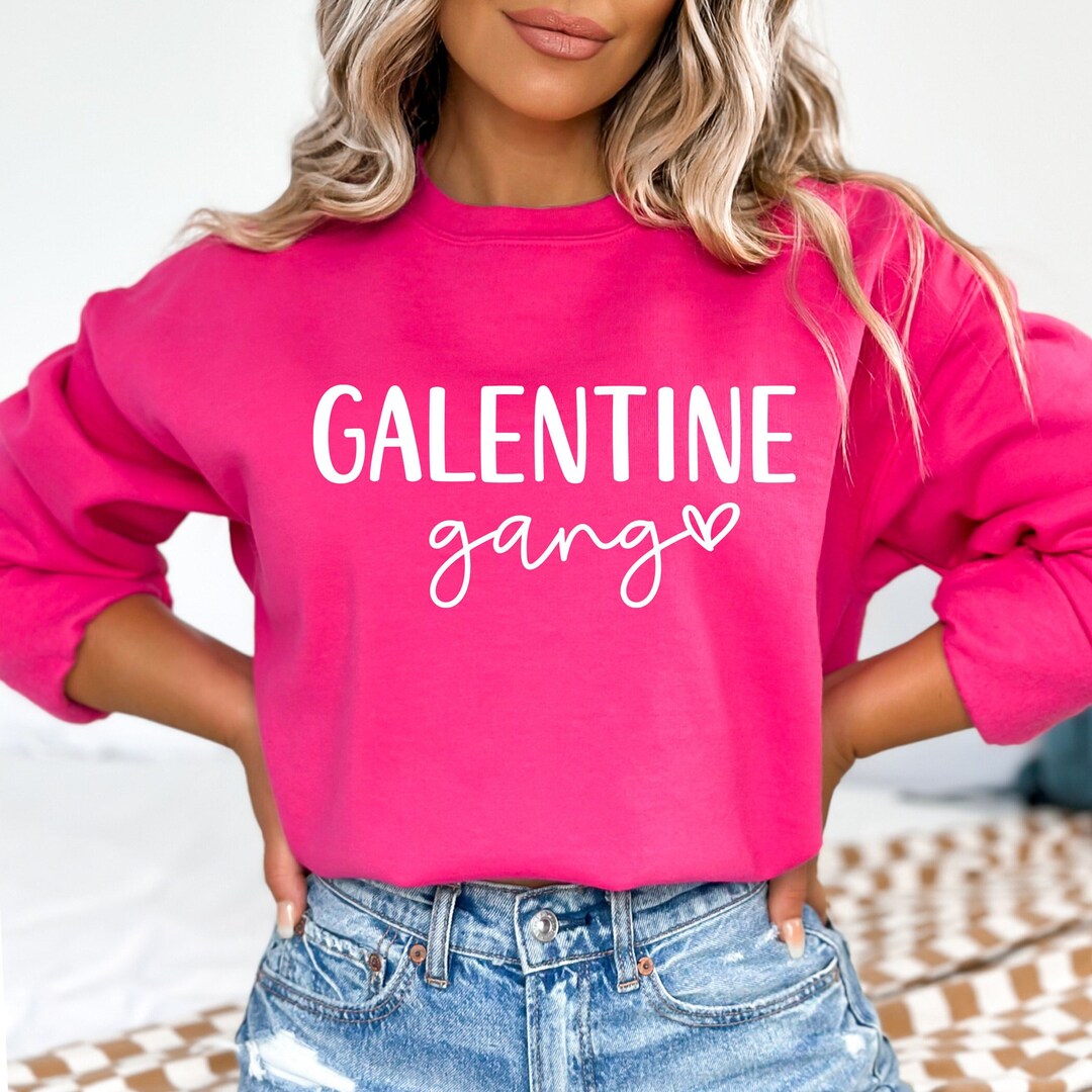 Galentine Gang SVG PNG, Galentines Day Shirt Svg, Cute Girls Valentine ...