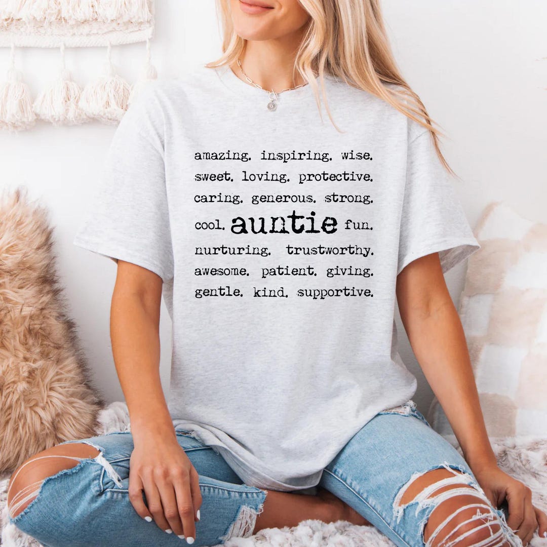 Auntie Typography PNG, Aunt Words Shirt Design, Typewriter Design ...