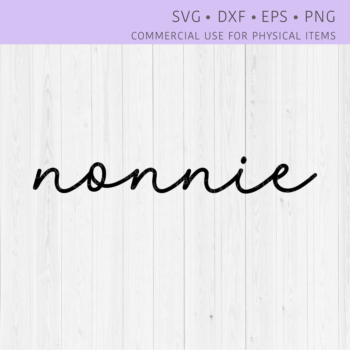 Nonnie SVG Nonnie Cursive Svg Grandma Svg Grandmother - Etsy
