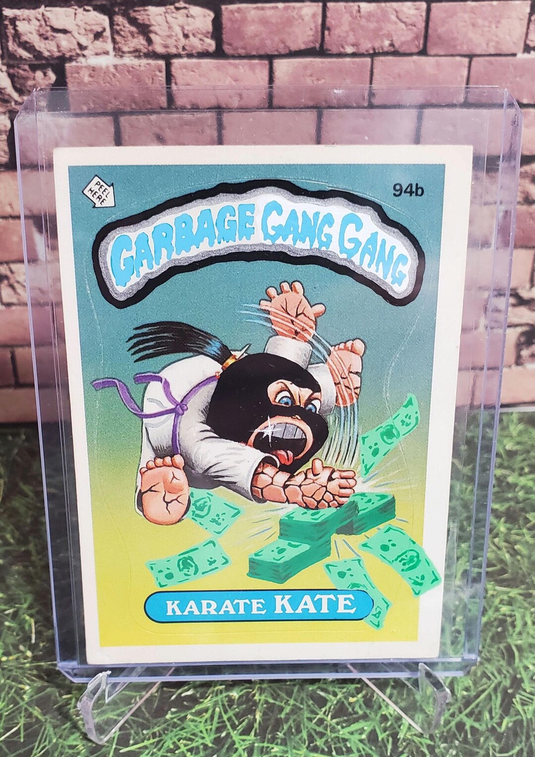 Customized Garbage Pail Kids Card Karate KATE 94b "gang Gang" - Etsy