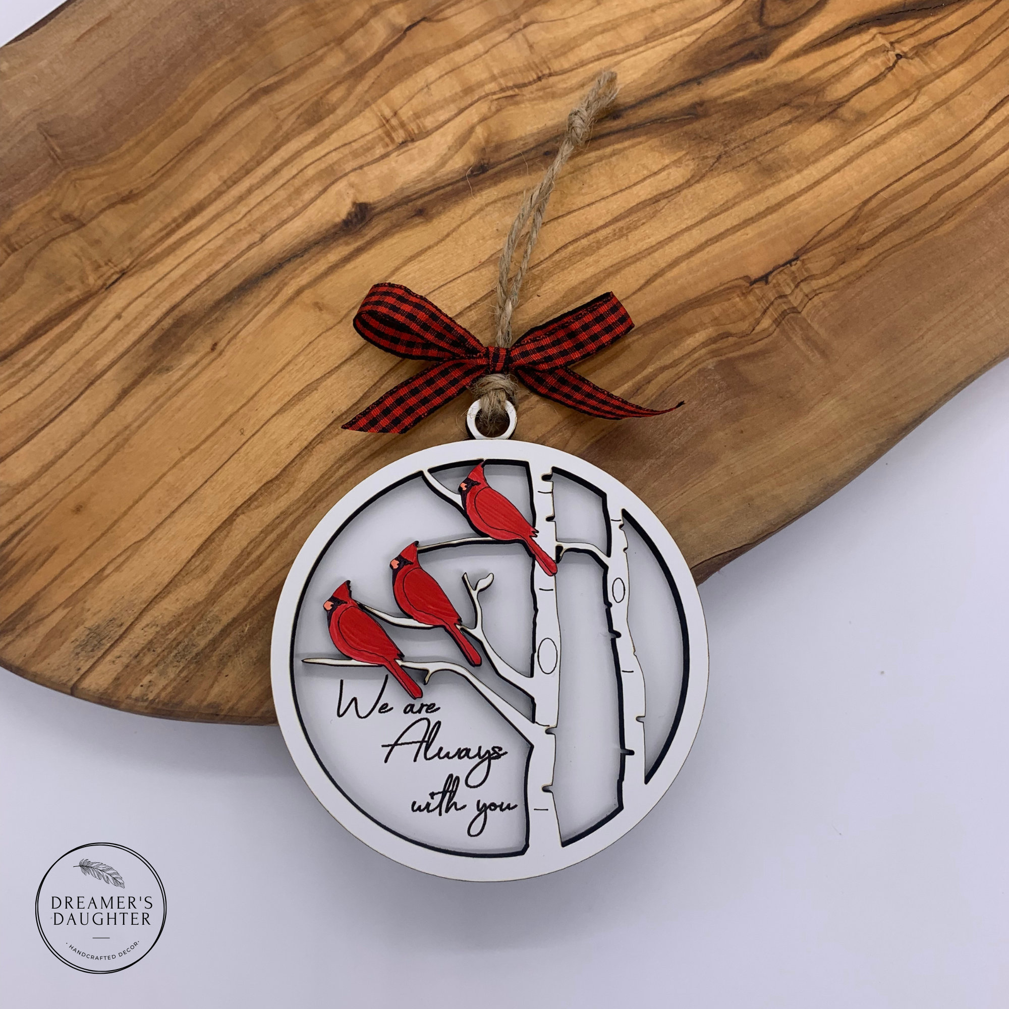 Triple Cardinals Three Cardinals We Are Always With You | Etsy