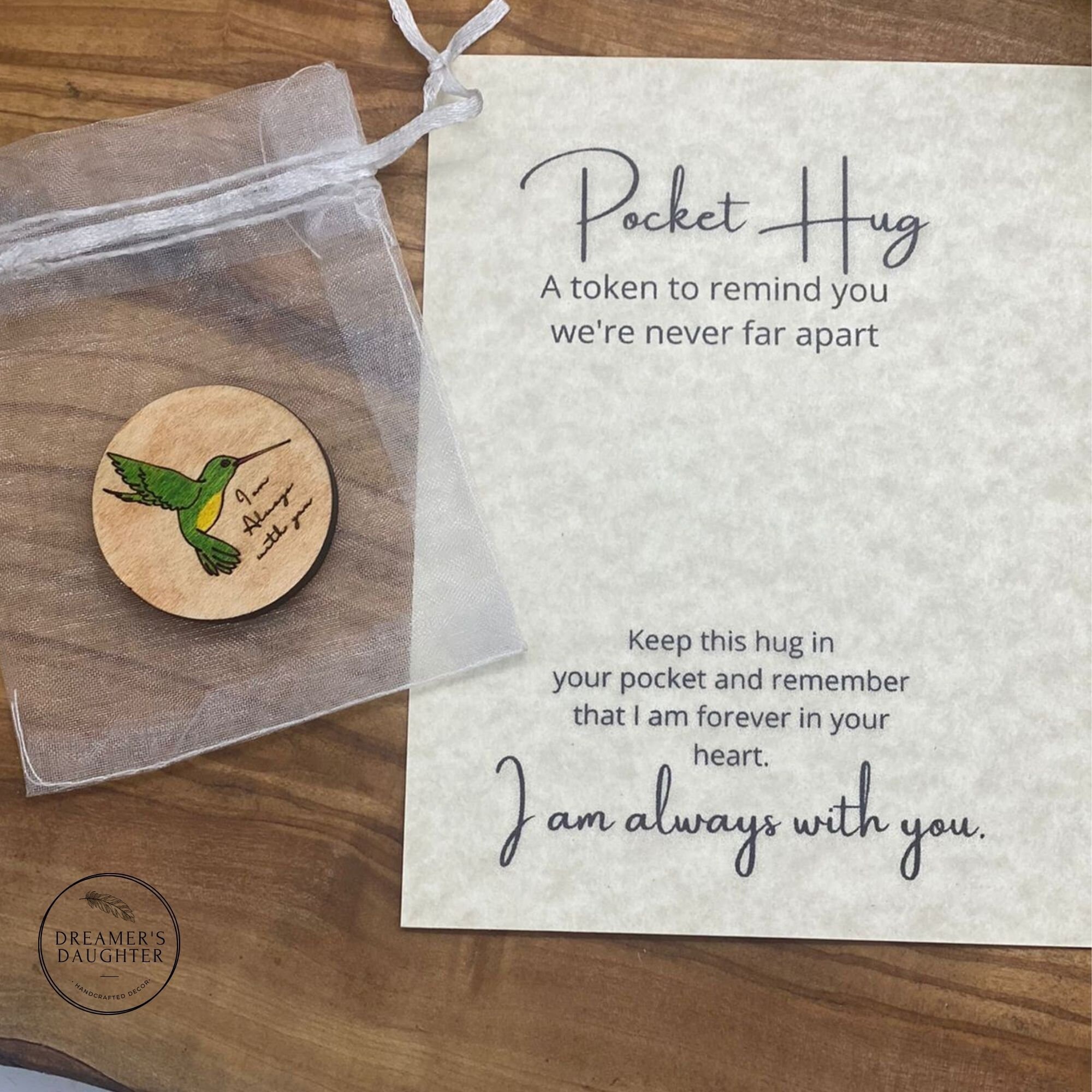 Hummingbird, I Am Always With You, Token, Miss You, Thinking of You Hug ...