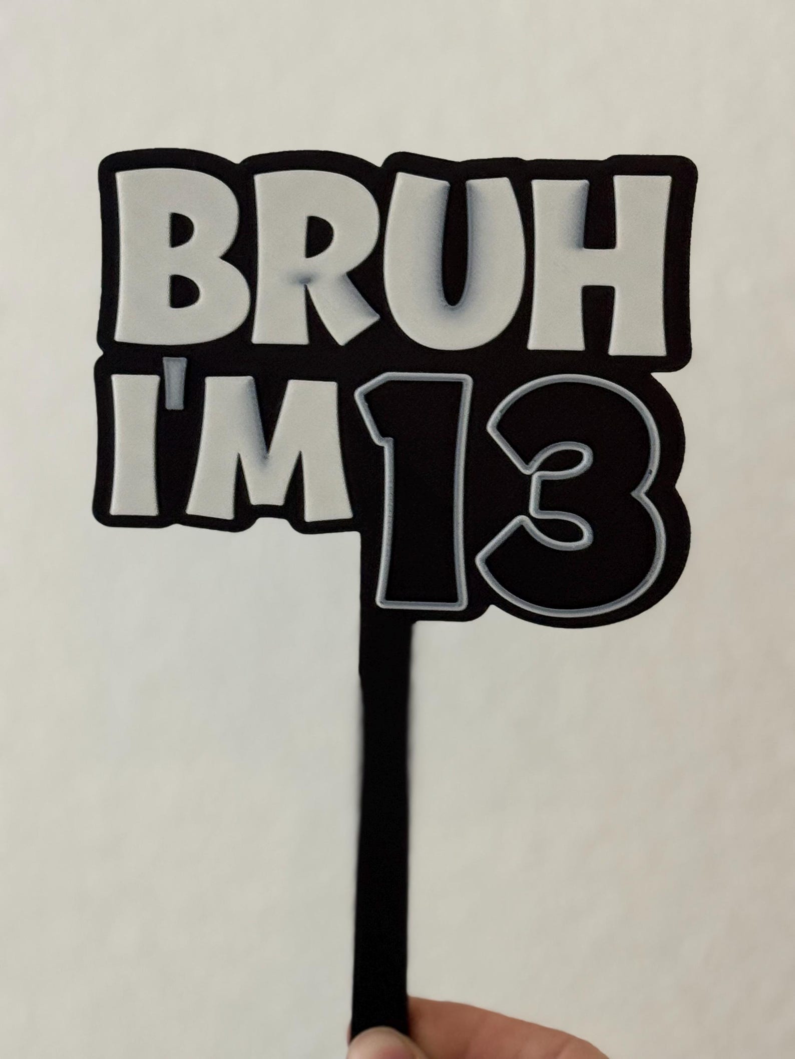 Bruh 13 Cake Topper - Etsy