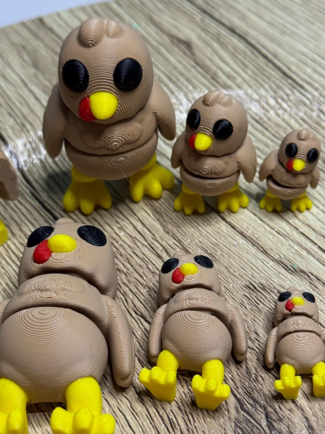 Articulated Turkey Fidget, PLA Pocket Pet - Etsy