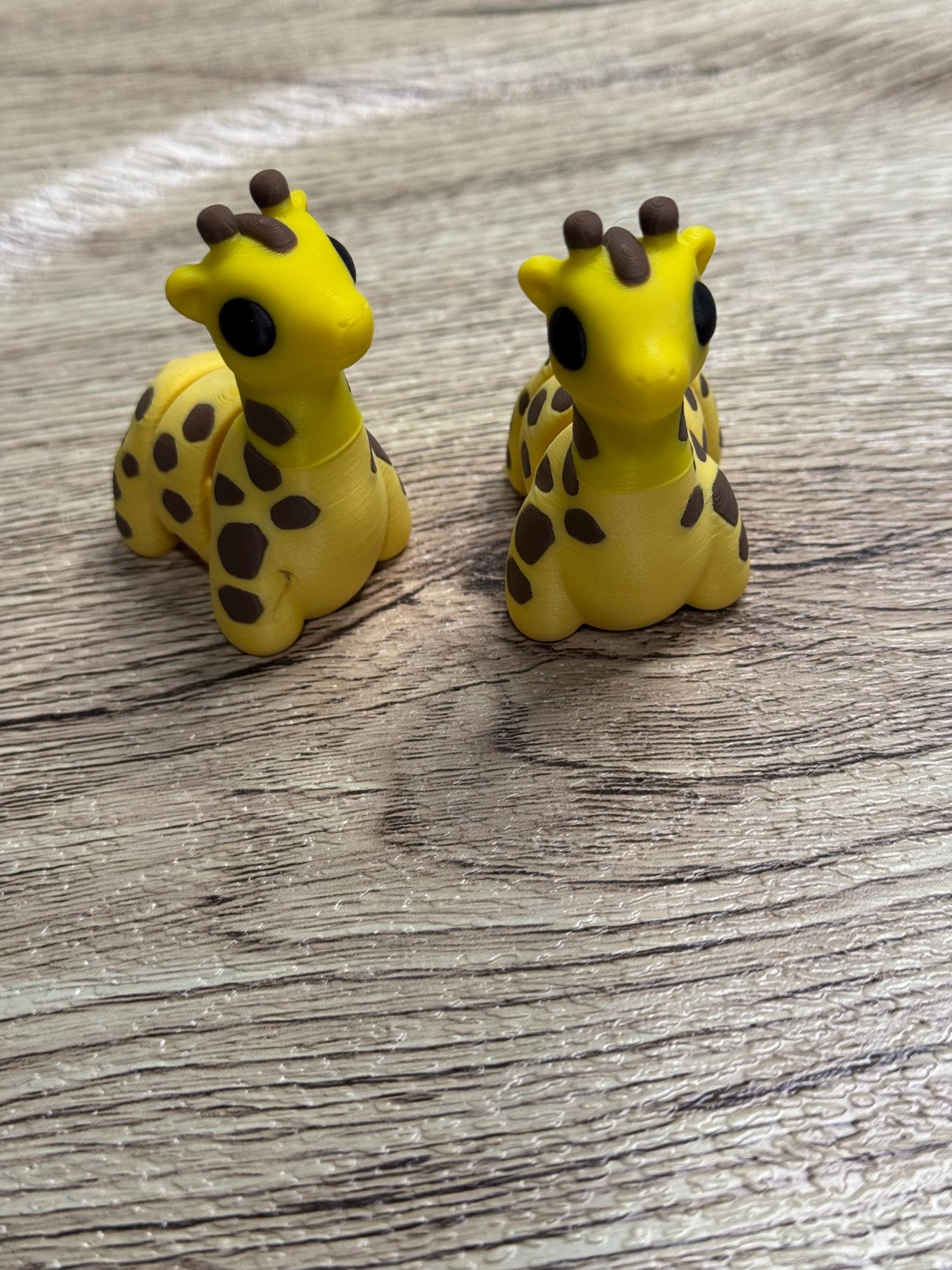 Articulated Giraffe Fidget Toy: 3D Printed PLA Pocket Pet - Etsy