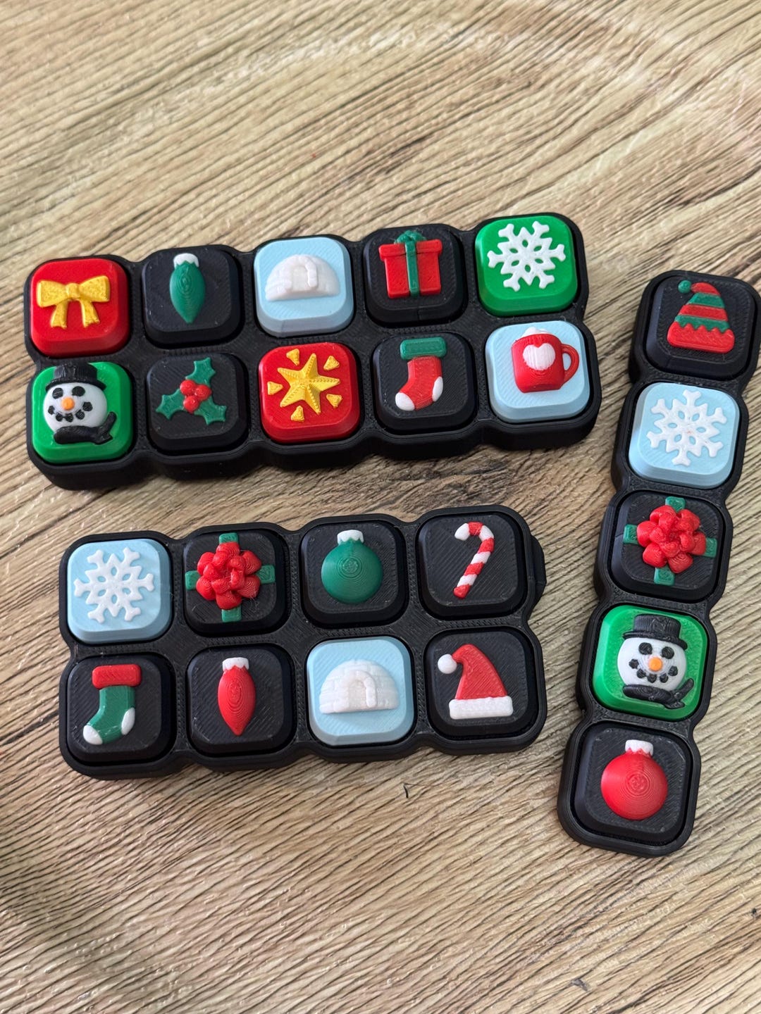 Winter/christmas Clicker Fidget - Etsy