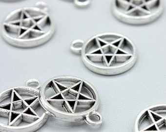 Small Pentagram Charms - Etsy
