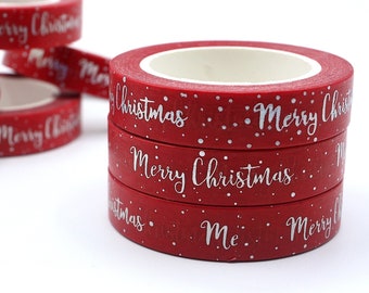 Merry Christmas Tape | Etsy