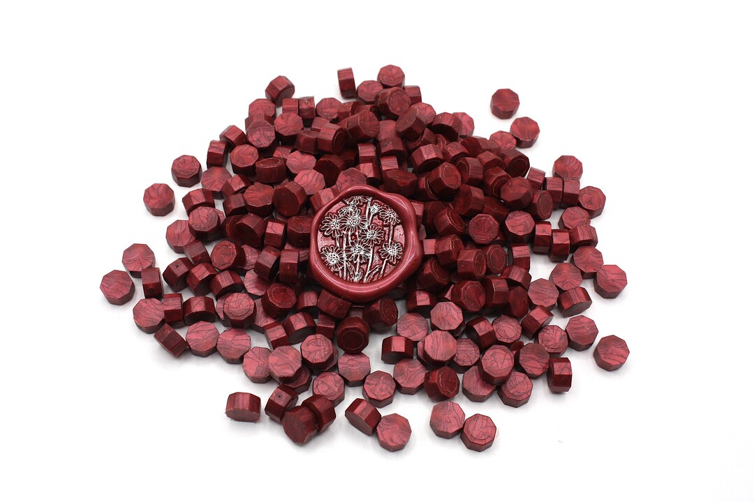 Silk Ruby Red Wax Beads, Envelope Sealing, Invitations, Decorations ...