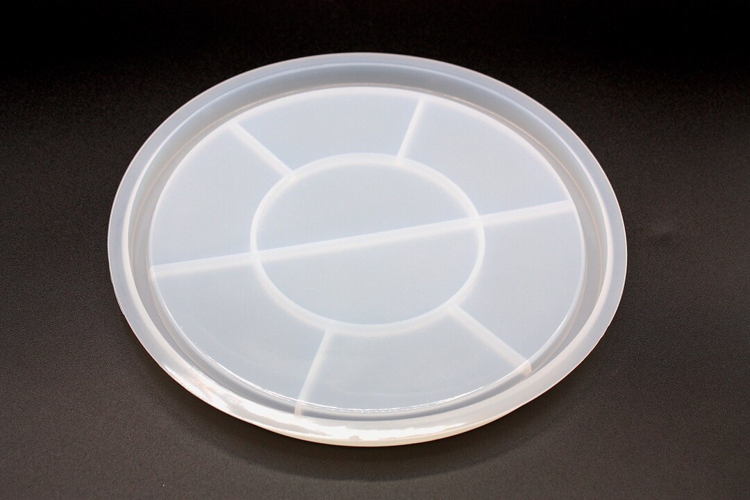 Round Silicone Tray Mould, Resin Silicone Mould, Resin Mold, Round Tray ...