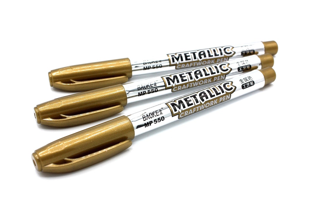 Gold Metallic Pen, Gold Felt Tip, Stationery, Drawing, Writing, Art ...