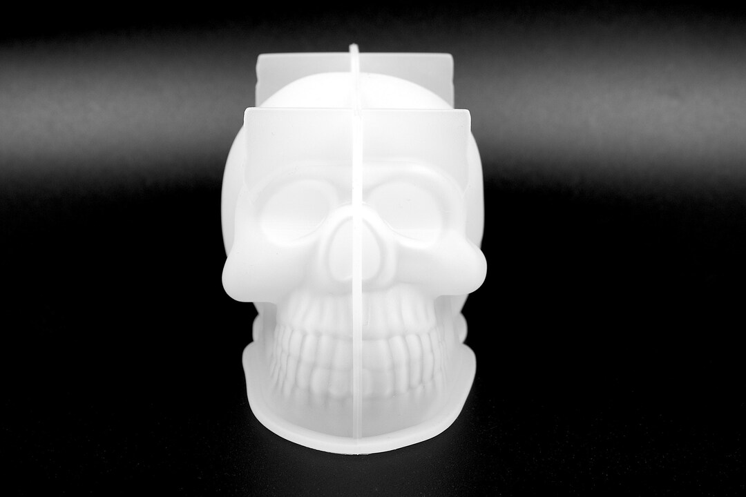 Large Skull Silicone Mould, Skull Sculpture Silicone Mold, Resin Mould ...