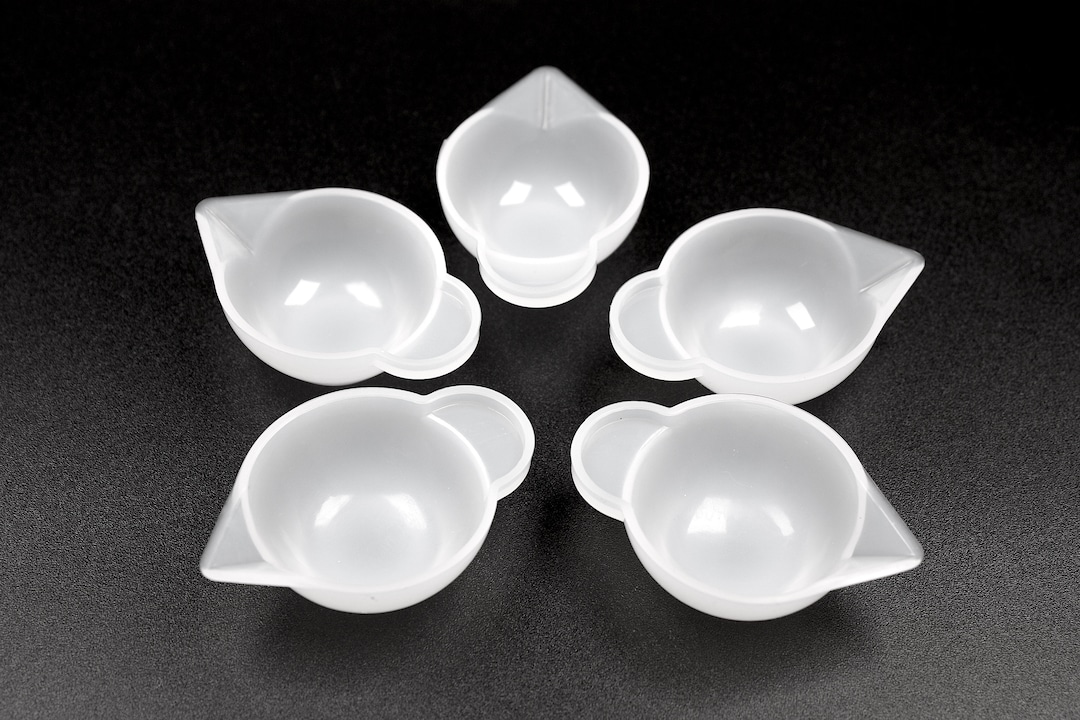 4 X Set of Reusable Silicone Mini Resin Pouring Cups - Etsy