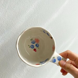 Twinkle Berry Hand Pinched and Hand Painted Ceramic Mug Price for an ...