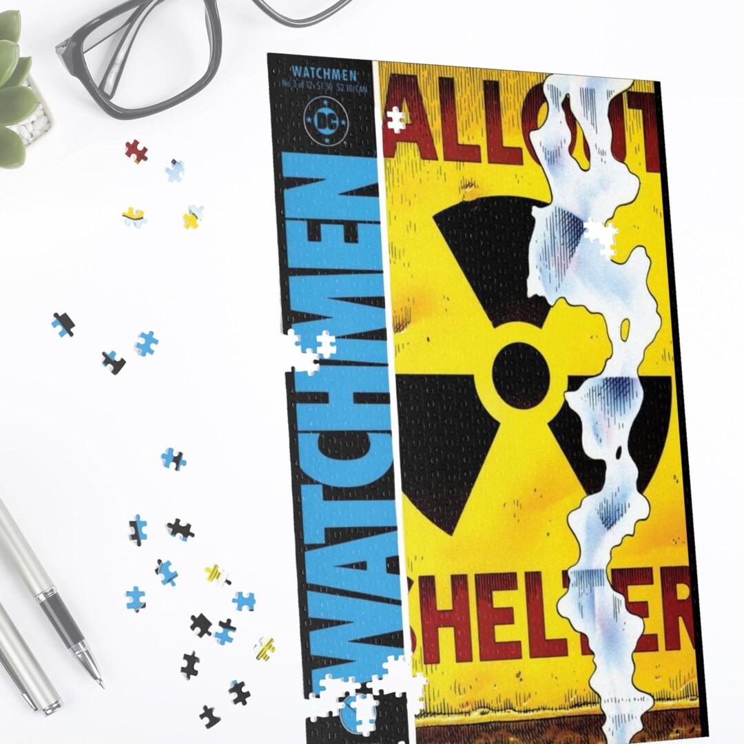 Jigsaw Puzzle, Watchmen #3 DC Comics Cover Puzzle, Comic Book Puzzle ...