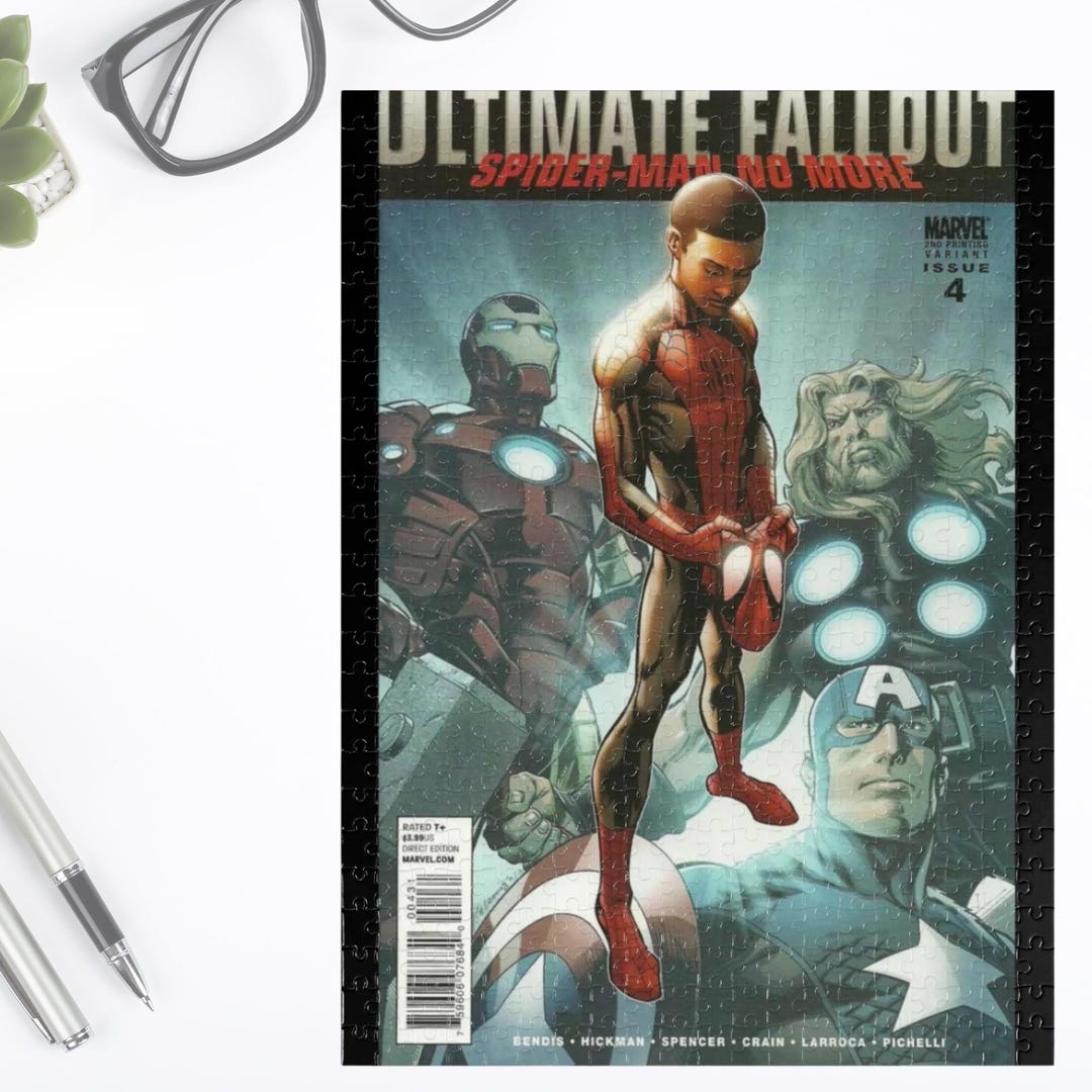 Marvel Comics Cover Miles Morales Spider-man Ultimate Fallout 4 Comic ...