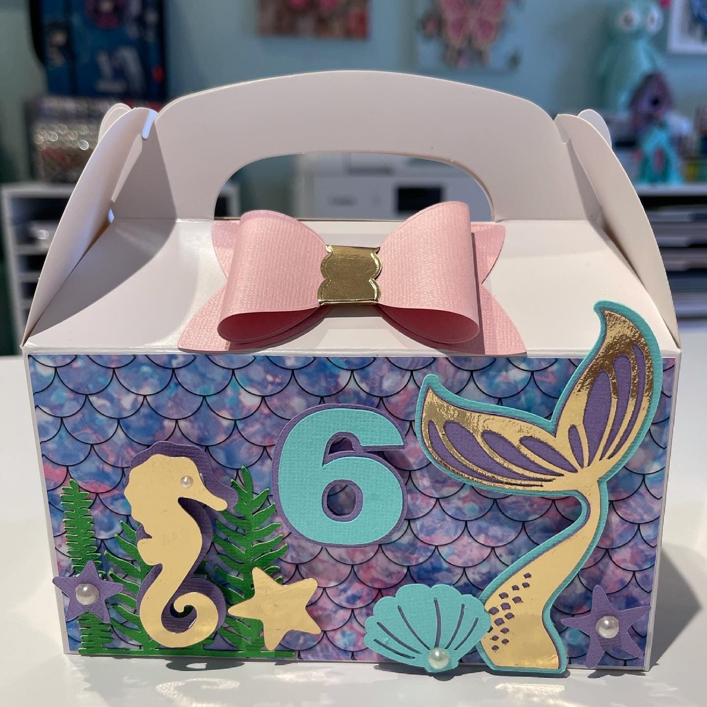 Mermaid Favor Boxes, Mermaid Party, Mermaid Favor Gable Boxes - Etsy