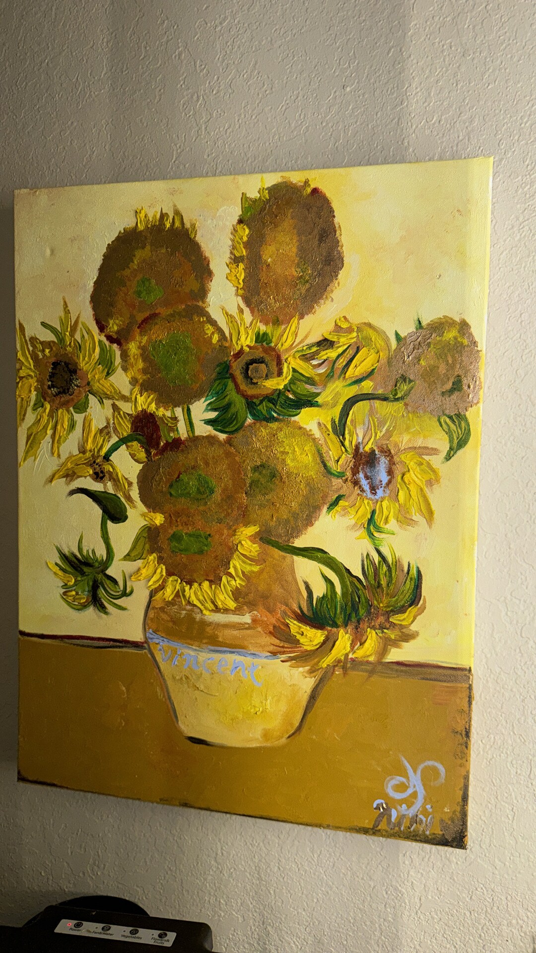 Vincent Van Gogh Sunflower Art Reproduction - Etsy