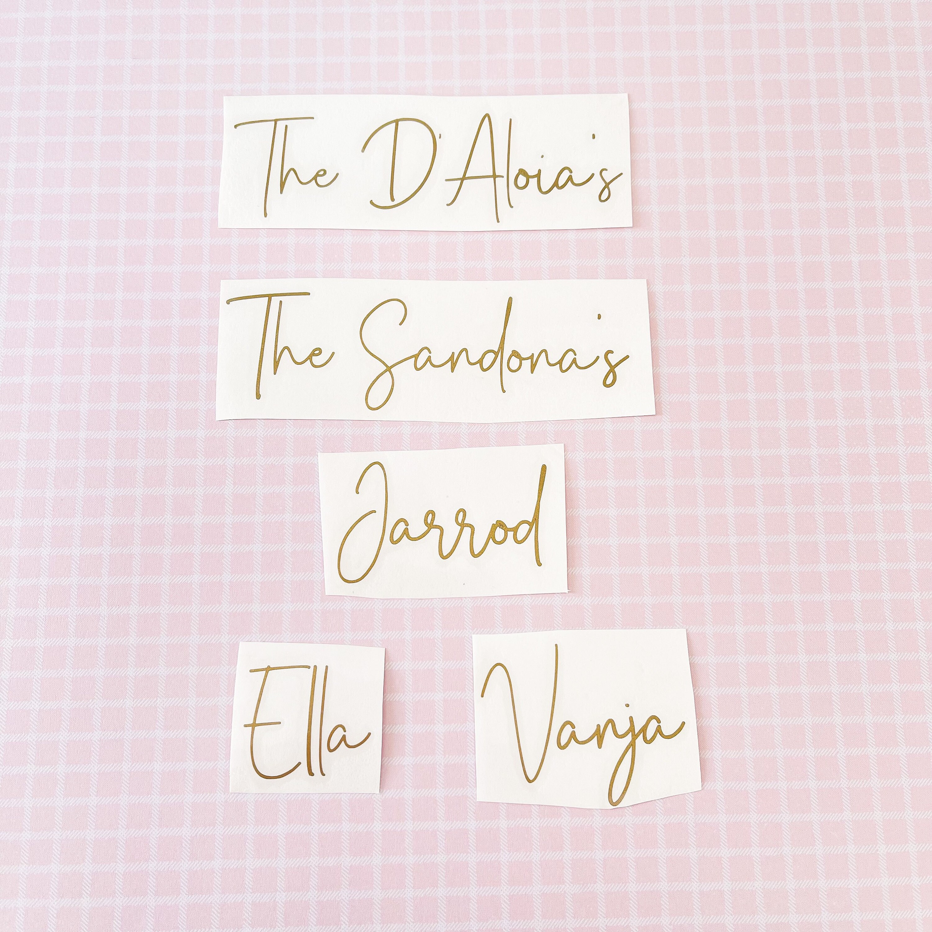 Extra Small Custom Vinyl Label Decal - Etsy Australia