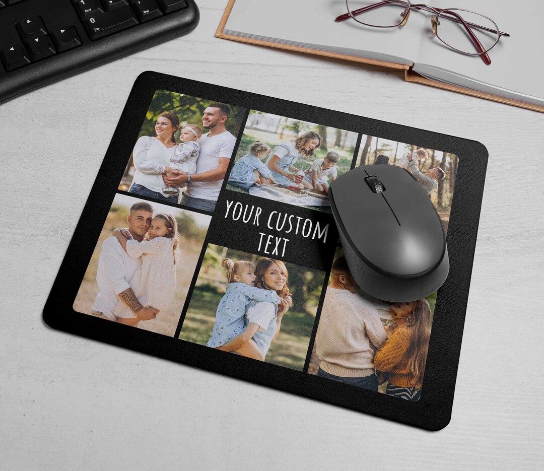 Custom Photo Mouse Pad, Photo Collage Mouse Pad, Personalized Mouse Pad ...