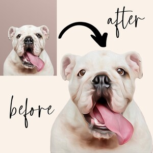 Custom Pet Photo Portrait Poster Personalized Dog Poster Pet - Etsy