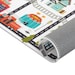 City Traffic Map Children Friendly Carpet, Traffic Car Road Map Rug ...