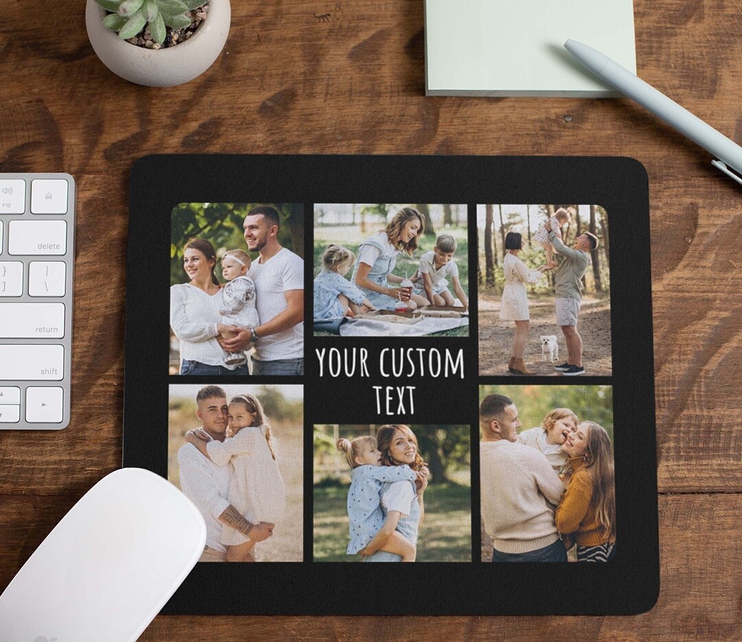 Custom Photo Mouse Pad, Photo Collage Mouse Pad, Personalized Mouse Pad ...