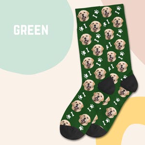 Custom Dog Socks, Personalized Pet Photo Socks, Dog Face Photo Socks ...