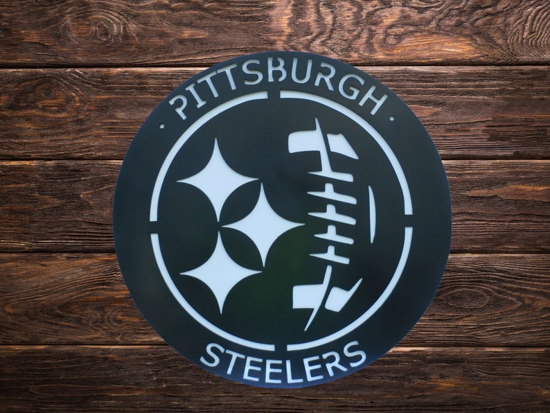 Custom Pittsburgh Steelers Metal Sign - Etsy