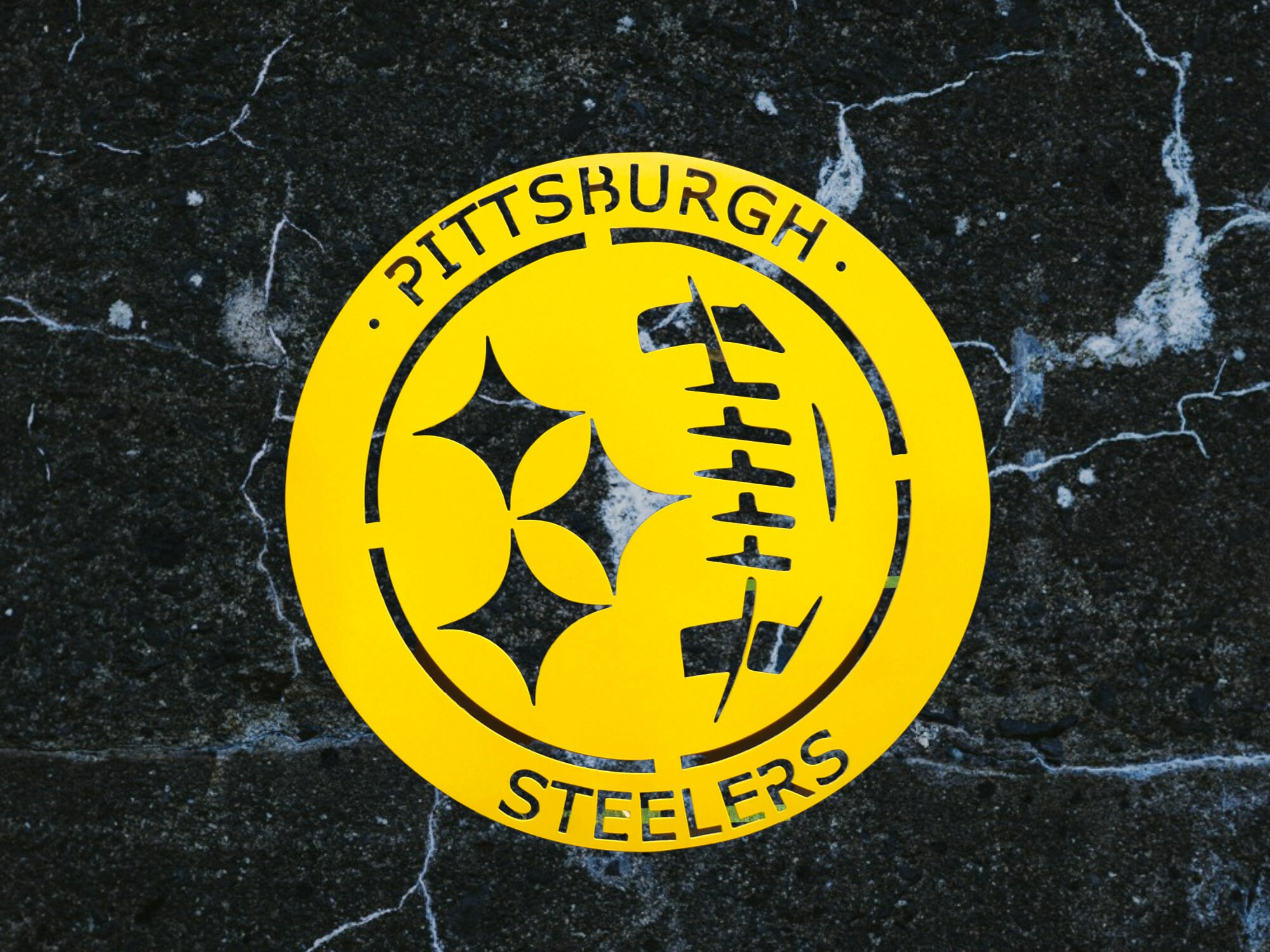 Custom Pittsburgh Steelers Metal Sign - Etsy