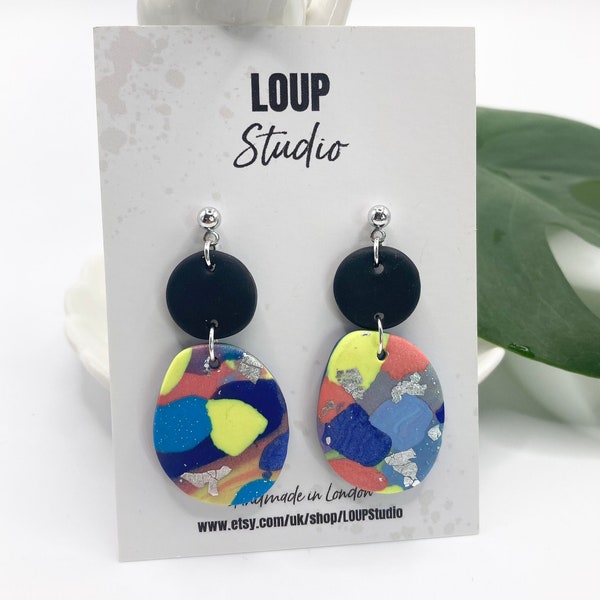 Abstract Earrings - Etsy