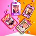 K-pop Idol Photocard Holder Keychain Cute Top Loaders Kawaii Strawberry ...