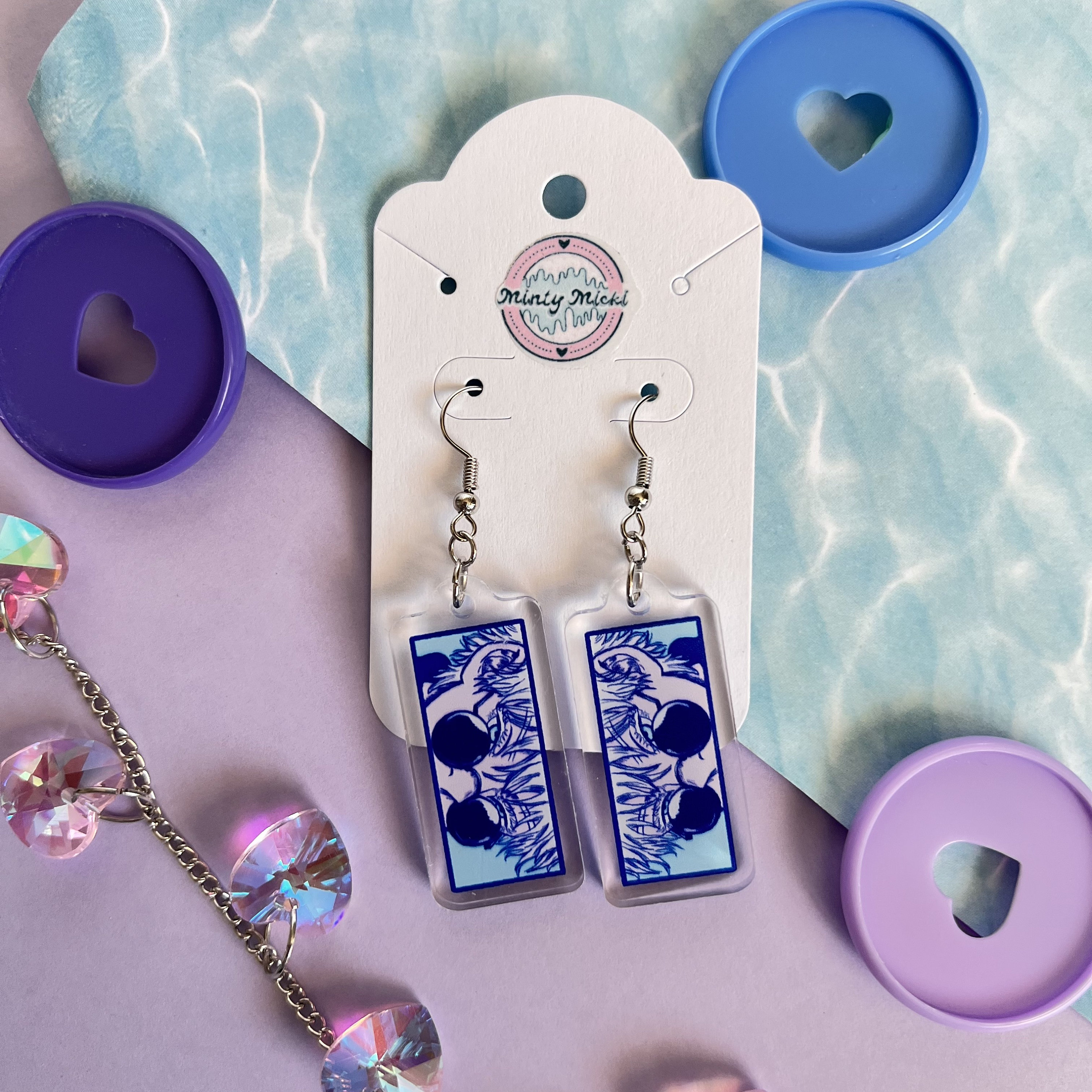 Gojo Inspired Earrings | Anime Gift | Jjk | Anime Jewelry | Satoru ...